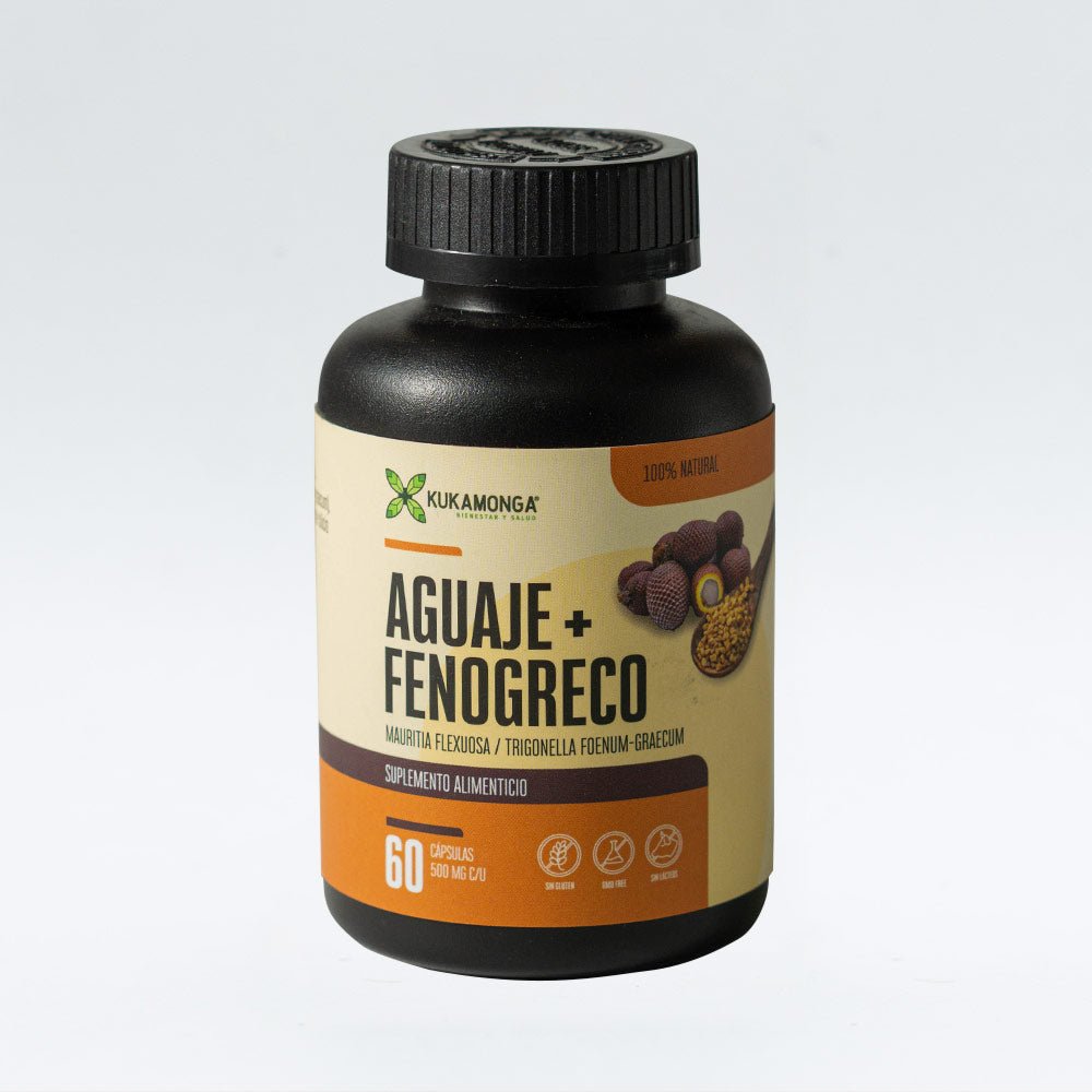 Aguaje + Fenogreco 60 Cápsulas – Kukaflex Oficial