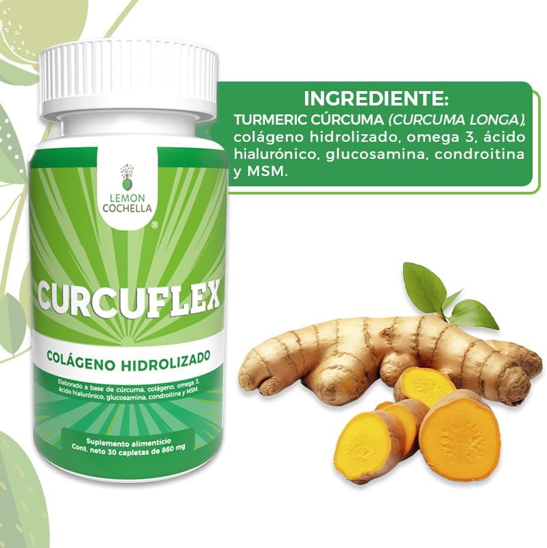CurcuFlex 30 Cápsulas - Lemon Coachella – Kukaflex Oficial